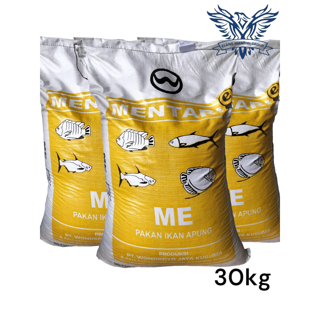 Jual KARUNGAN 30Kg ME-3 PELET MENTARI Pakan Ikan Apung Lele Nila Gurame ...