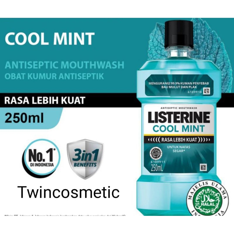Jual Listerine Antiseptic Mouthwash 250ml - Obat Kumur | Shopee Indonesia