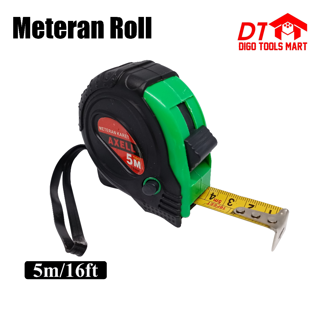 Jual Meteran Roll Tukang Bangunan 5 Meter | Shopee Indonesia