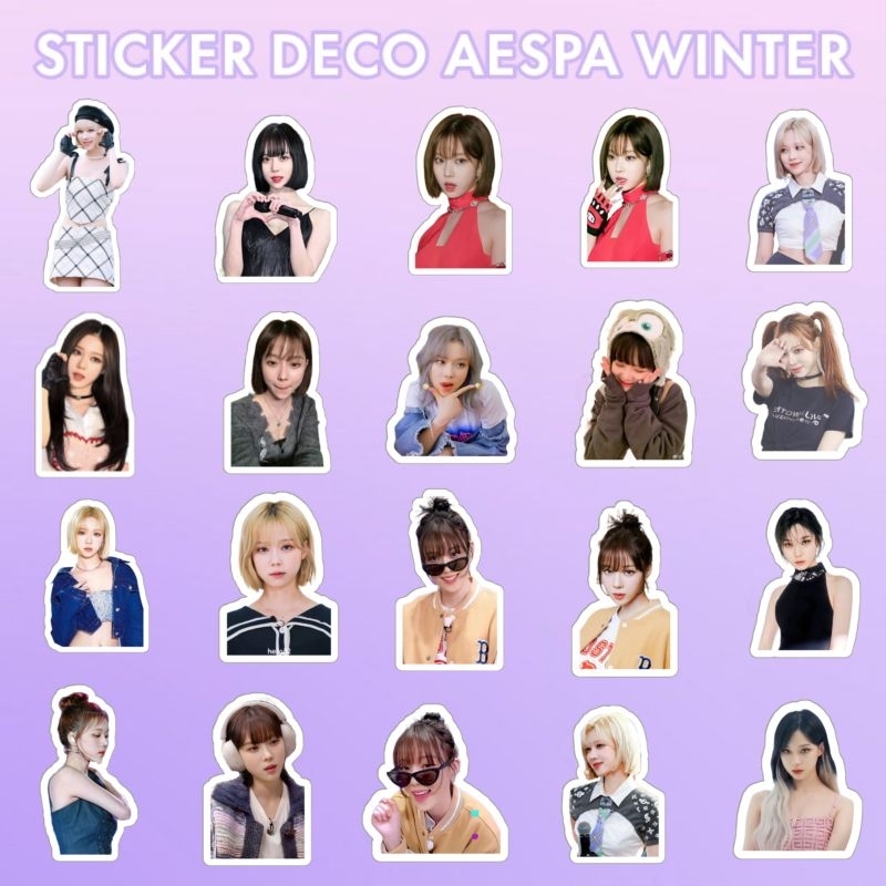 Jual Sticker Deco AESPA WINTER | Shopee Indonesia
