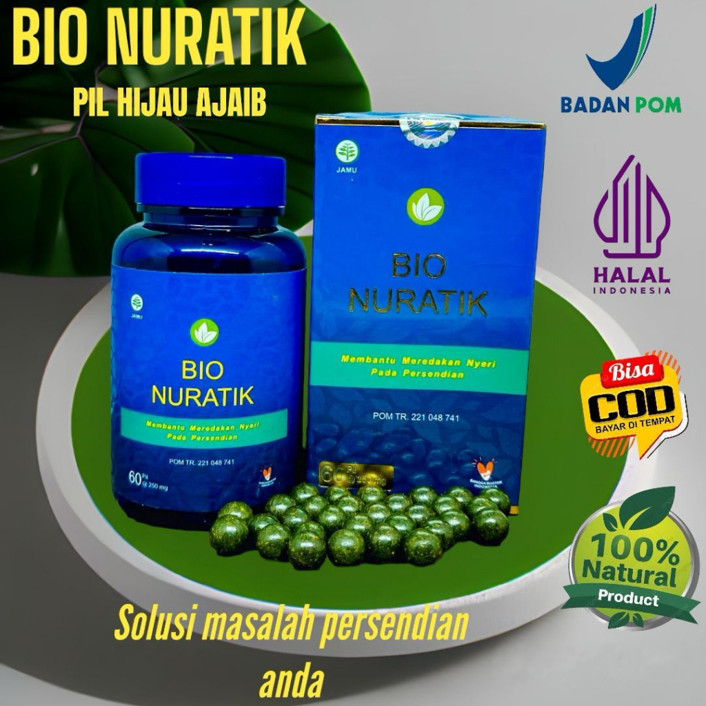 Jual BIO NURATIK PIL OBAT HERBAL ALAMI AMPUH UNTUK MENGOBATI BERBAGAI ...