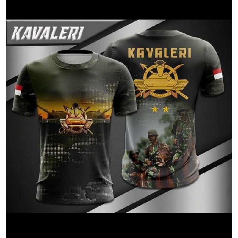 Jual KAOS JERSEY KAVALERI LENGAN PENDEK DAN PANJANG FULLPRINT | Shopee ...