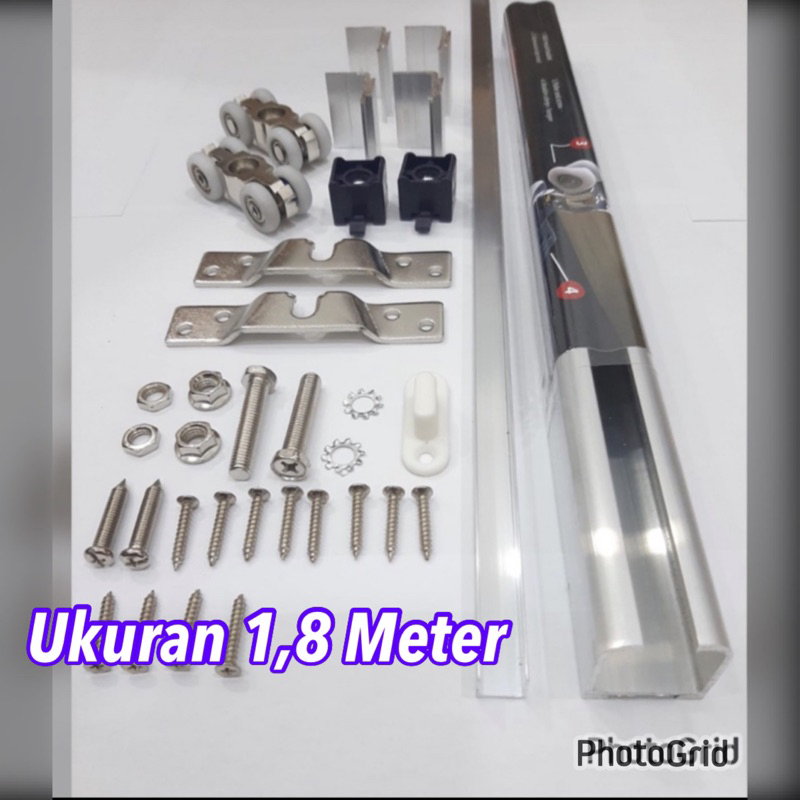 Jual REL PINTU GESER Rel Pintu dekkson 1,8 Meter 2 meter Rel Pintu ...