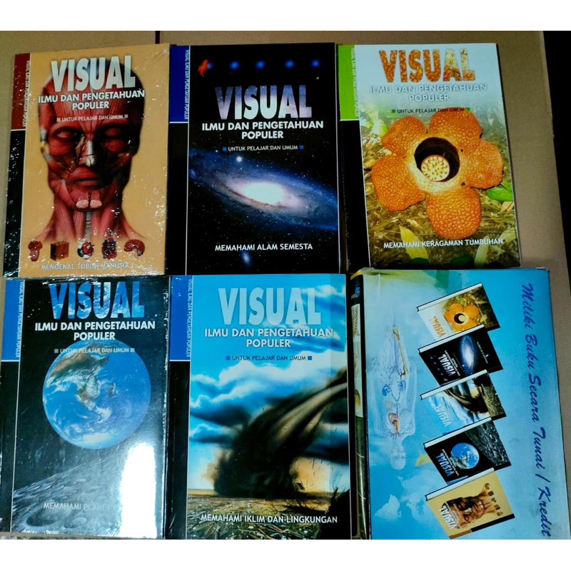 Jual Buku Paket Visual Ilmu dan Pengetahuan Populer 5 Judul | Shopee Indonesia