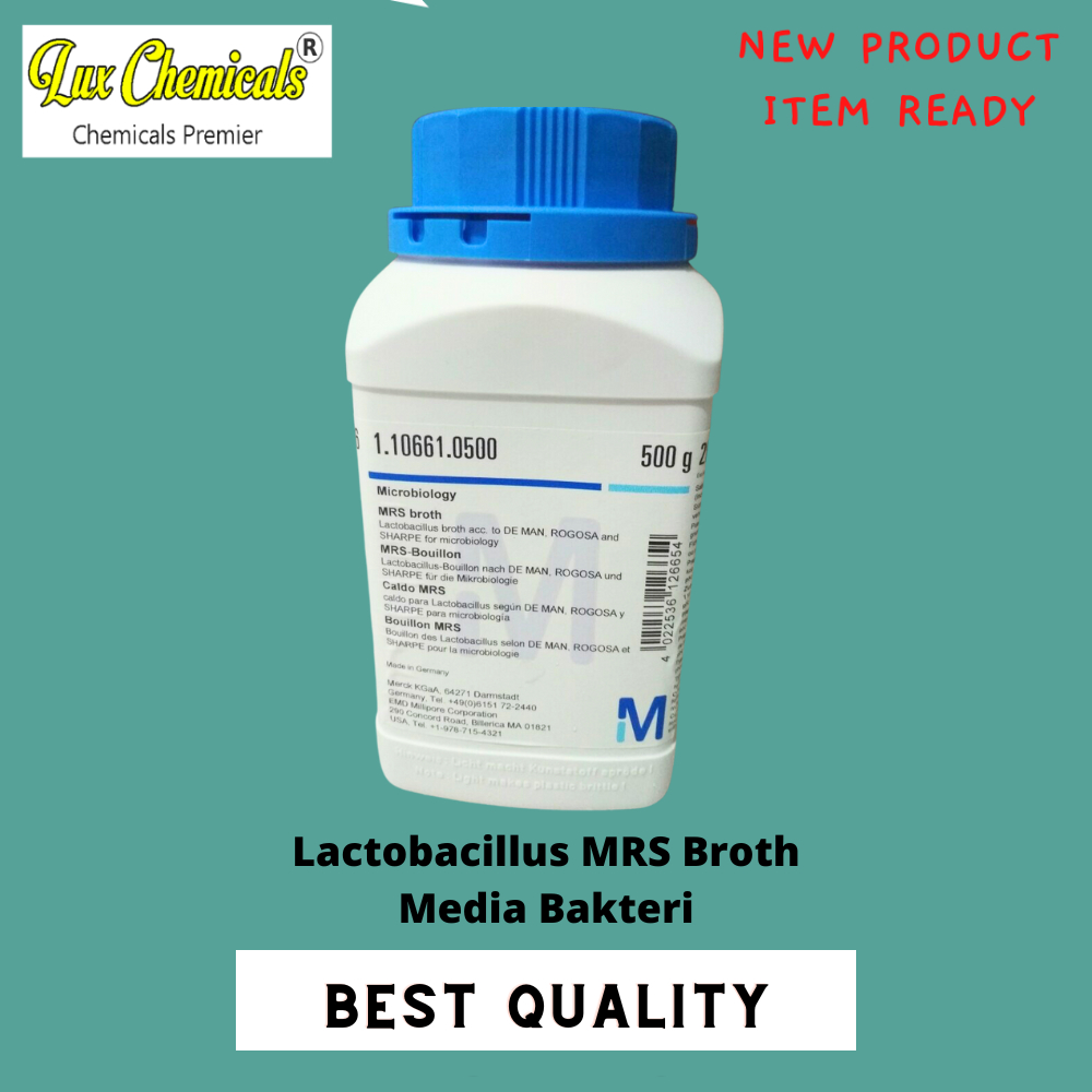 Jual Lactobacillus MRS Broth Media Bakteri per 10 gr Merck Mikrobiologi ...