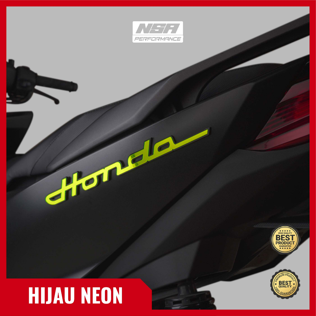 Jual NSA Emblem HONDA LATIN Stiker Honda Latin Timbul 3D NSA ...