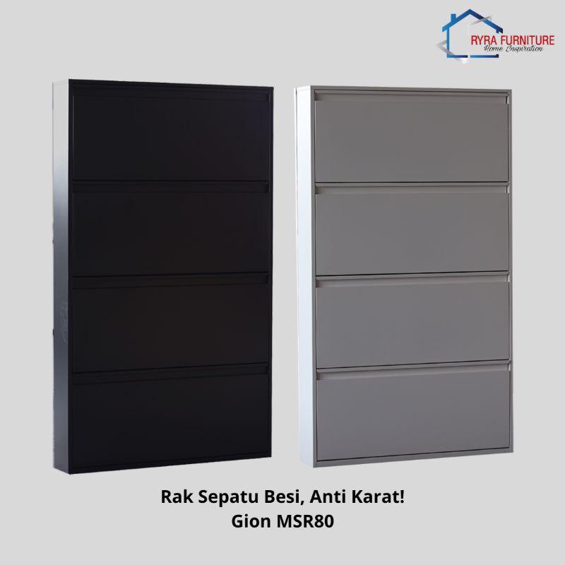 Jual RAK SEPATU BESI/LEMARI SEPATU BESI MINIMALIS - GION MSR 80 - PIRA ...
