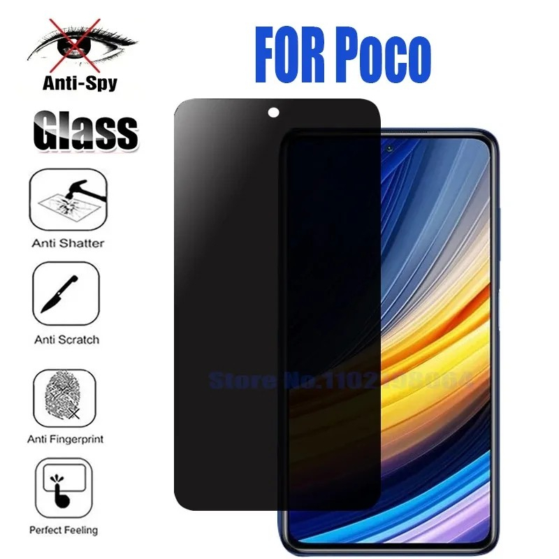 Jual Anti Spy Xiaomi Poco X3 X3 Pro X3 Gt Tempered Glass Spy Privacy
