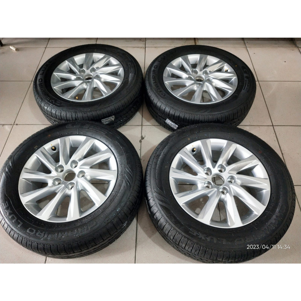 Jual Velg Original Copotan Mobil Inova zenix Ring 16 Lebar 6 Hole 5 x ...