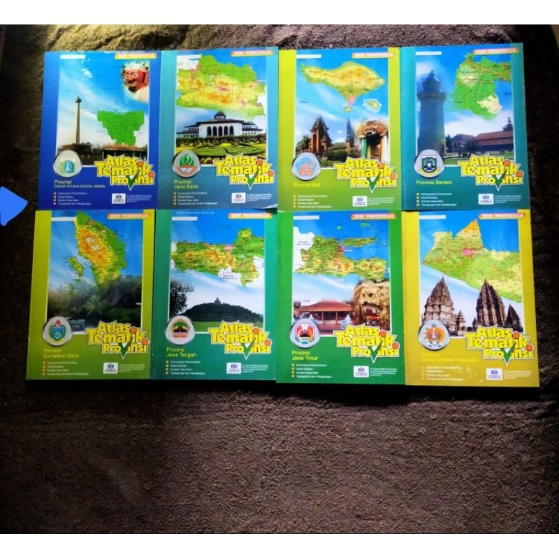 Jual ORIGINAL BUKU PETA ATLAS TEMATIK PROVINSI DAERAH KHUSUS IBUKOTA ...
