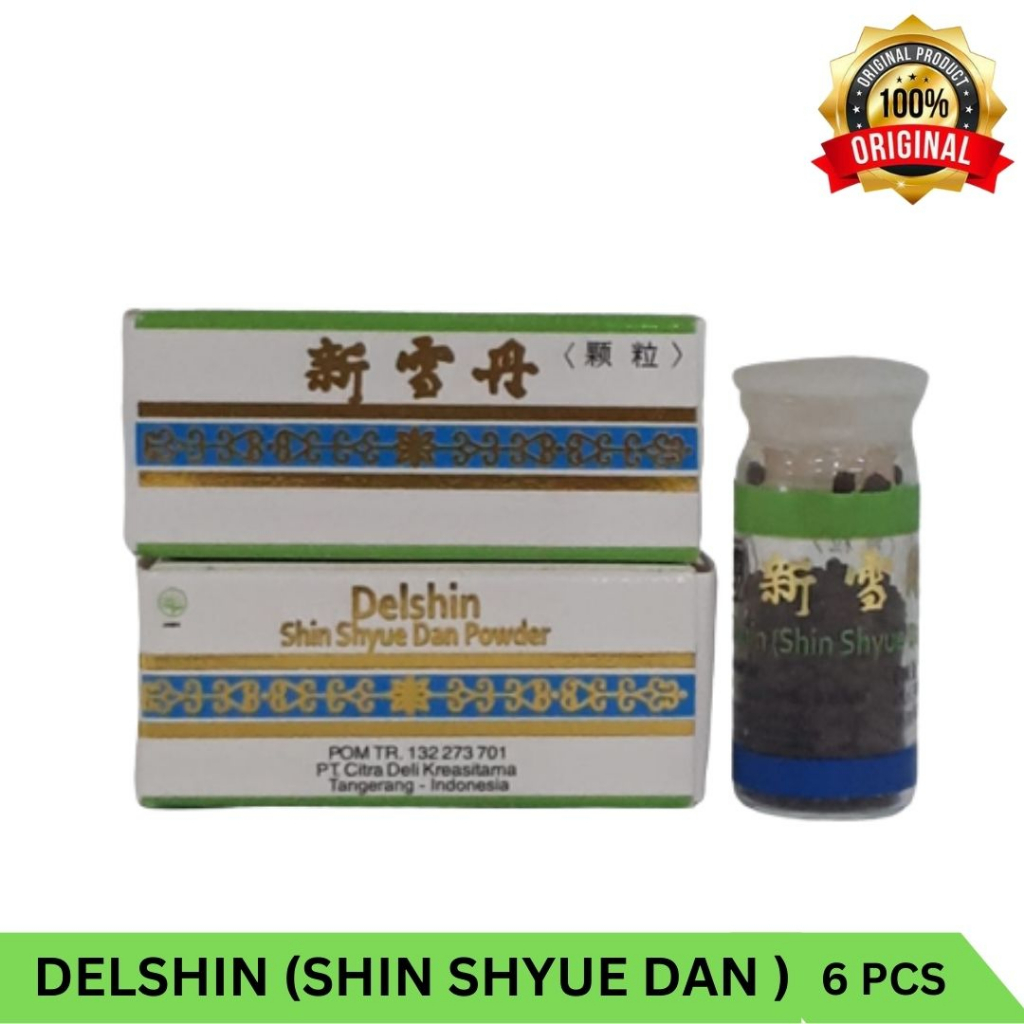 Jual Shin Shyue Dan Powder Delshin Obat Panas Dalam Dan Demam | Shopee ...