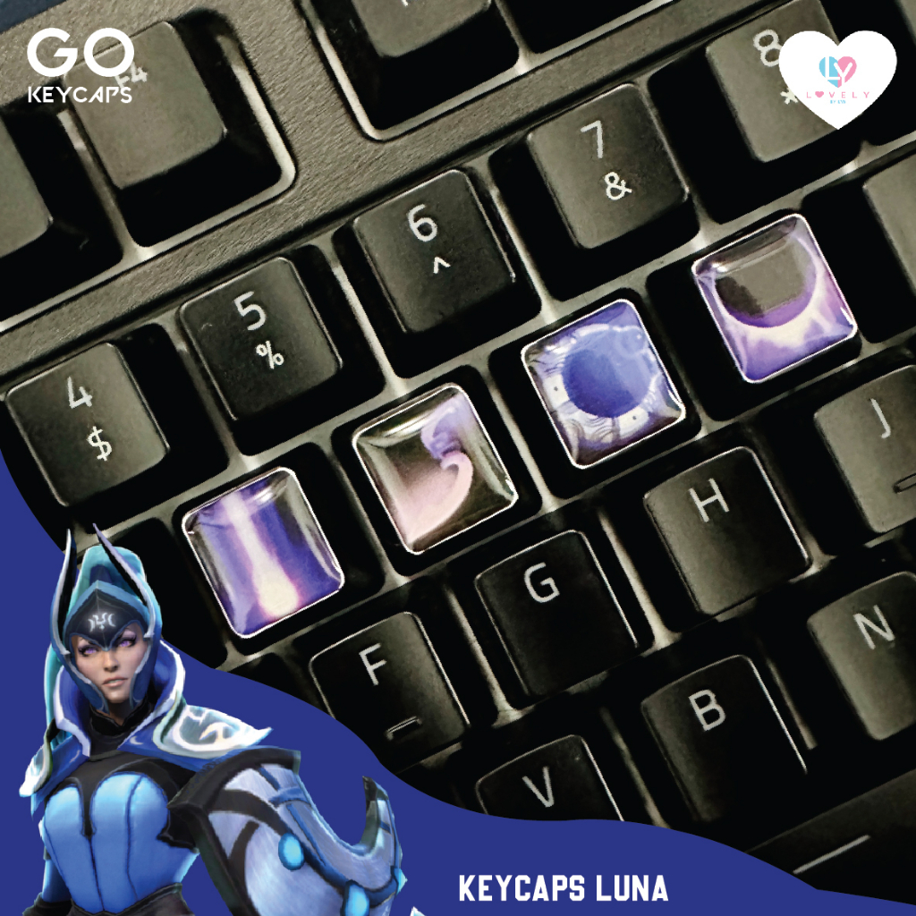 Jual Keycaps PBT Dota 2 Luna Ability | GO KEYCAPS | Shopee Indonesia