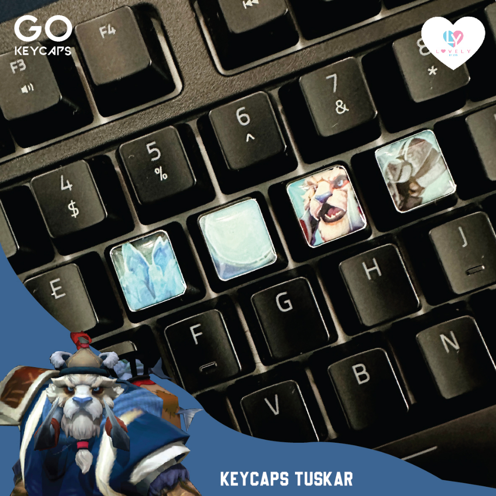 Jual Keycaps PBT Dota 2 Tuskar Ability | GO KEYCAPS | Shopee Indonesia
