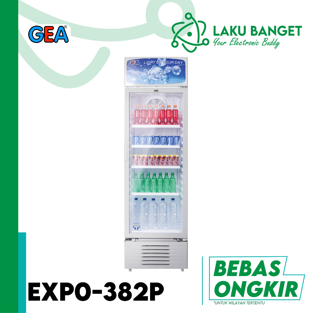 Jual SHOWCASE GEA EXPO 382P / 382 P DISPLAY COOLER KULKAS MINUMAN LOW ...