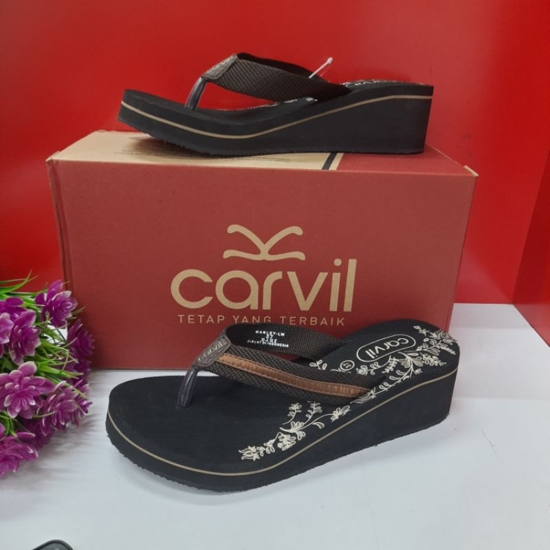 Jual carvil sandal wanita alyssa-l marley rifka-l | Shopee Indonesia