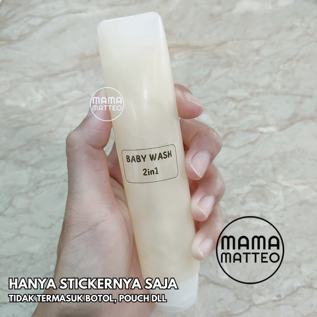 Jual STICKER BENING Untuk Botol Pouch Travel Refill Kosong Isi Ulang ...