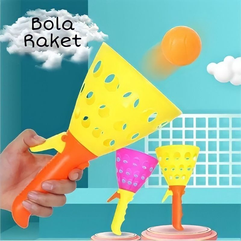 Jual PROMO 6.6 MAINAN ANAK LEMPAR TANGKAP BOLA YG6 BOLA RAKET BALL FUN ...
