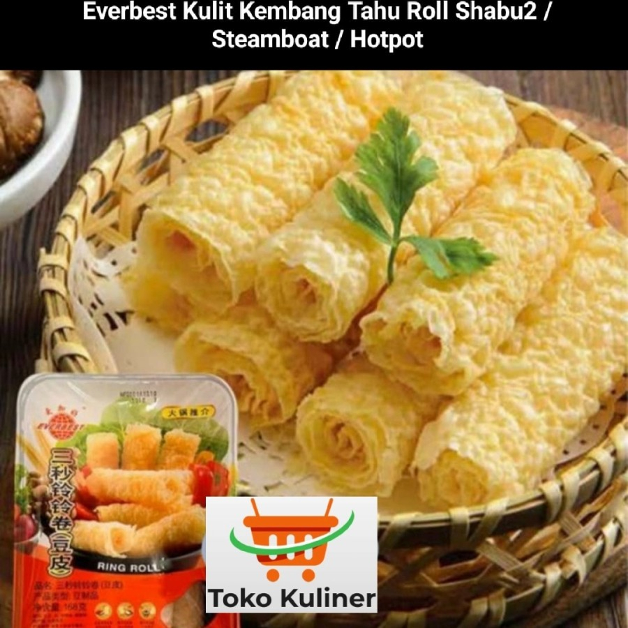 Jual Everbest Kulit Kembang Tahu Roll Shabu2 / Steamboat / Hotpot ...