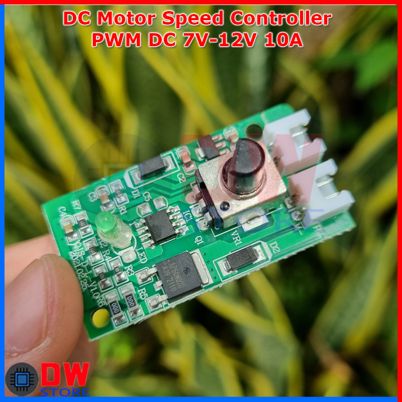 Jual Adjustable PWM DC Motor Speed Controller Pengatur Kecepatan 7-12V ...