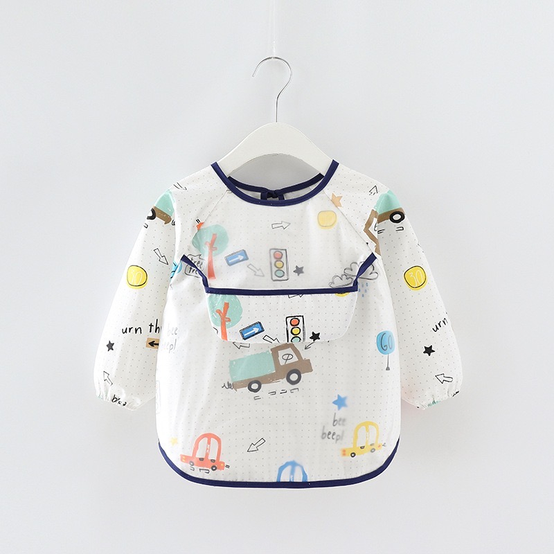 Jual Korean Yeona Waterproof Bib - Celemek Baju Anak Lengan Panjang ...