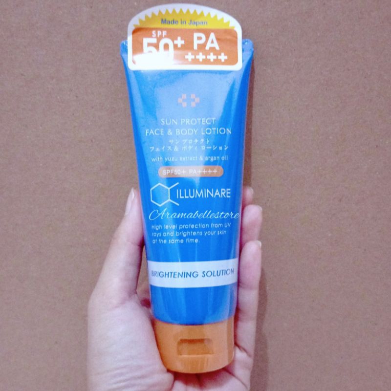 Jual [100% ORIGINAL] Illuminare Sun Protect SPF 50+ UVA Face & Body ...