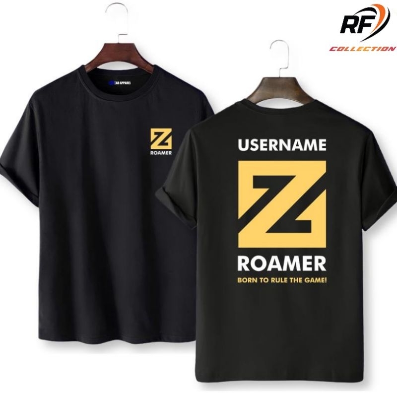 Jual Kaos T-shirt Game Mobile Legend All Role Baju ML Custom Nama MLBB ...