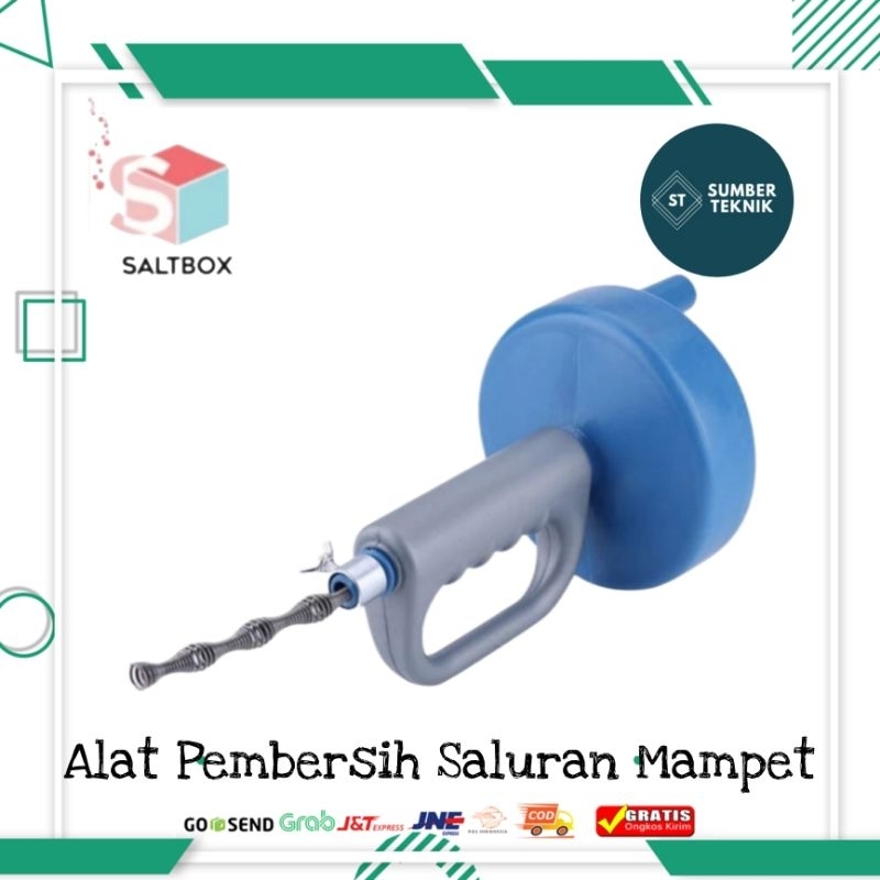 Jual SALTBOX Pipe Cleaner 10Meter Drain Auger Alat Pembersih Saluran ...
