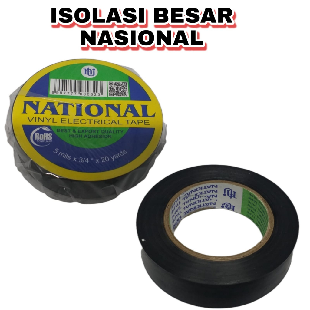 Jual ISOLASI BESAR NATIONAL (3 PCS) | Shopee Indonesia
