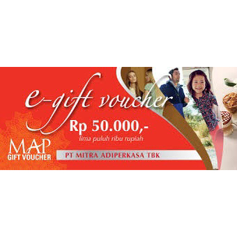 Jual gift voucher map 50ribu | Shopee Indonesia
