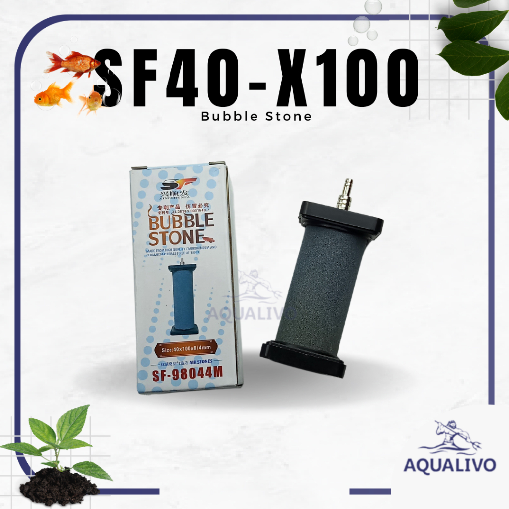 Jual Air Stone Silinder Frame 40 X 100 Batu Aerator Bubble Airstone