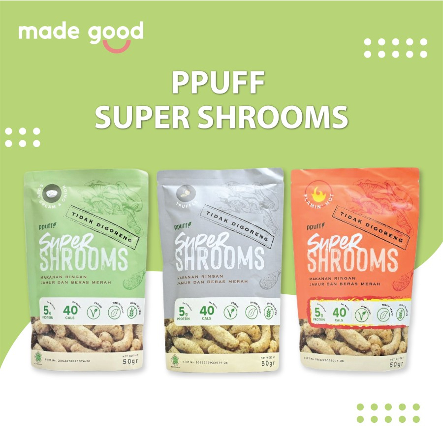 Jual Ppuff Super Shrooms Flamin' Hot Ppuff Super Shrooms Truffle ...