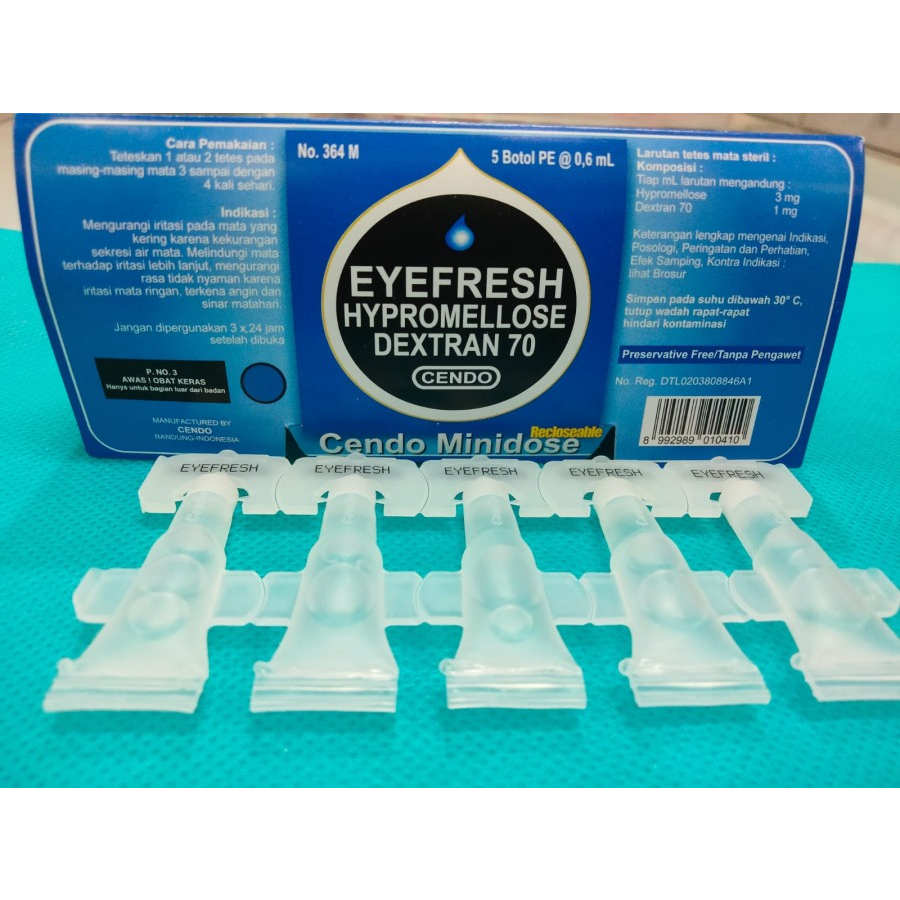 Jual Cendo Eyefresh Mild Minidose 5x0.6 ml Tetes Mata | Shopee Indonesia