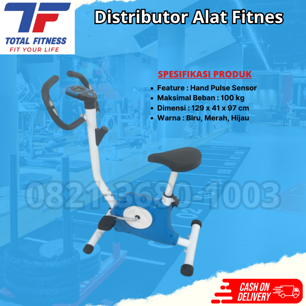 Jual sepeda fitness tl 8215 sepeda statis total fitness terapi | Shopee ...