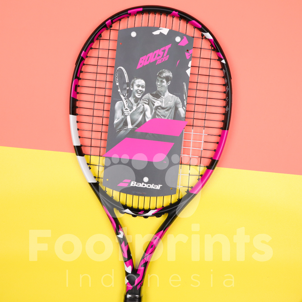 Jual Raket Tenis Babolat Boost Aero 102 Black Pink Tennis Racket 260 gr ...