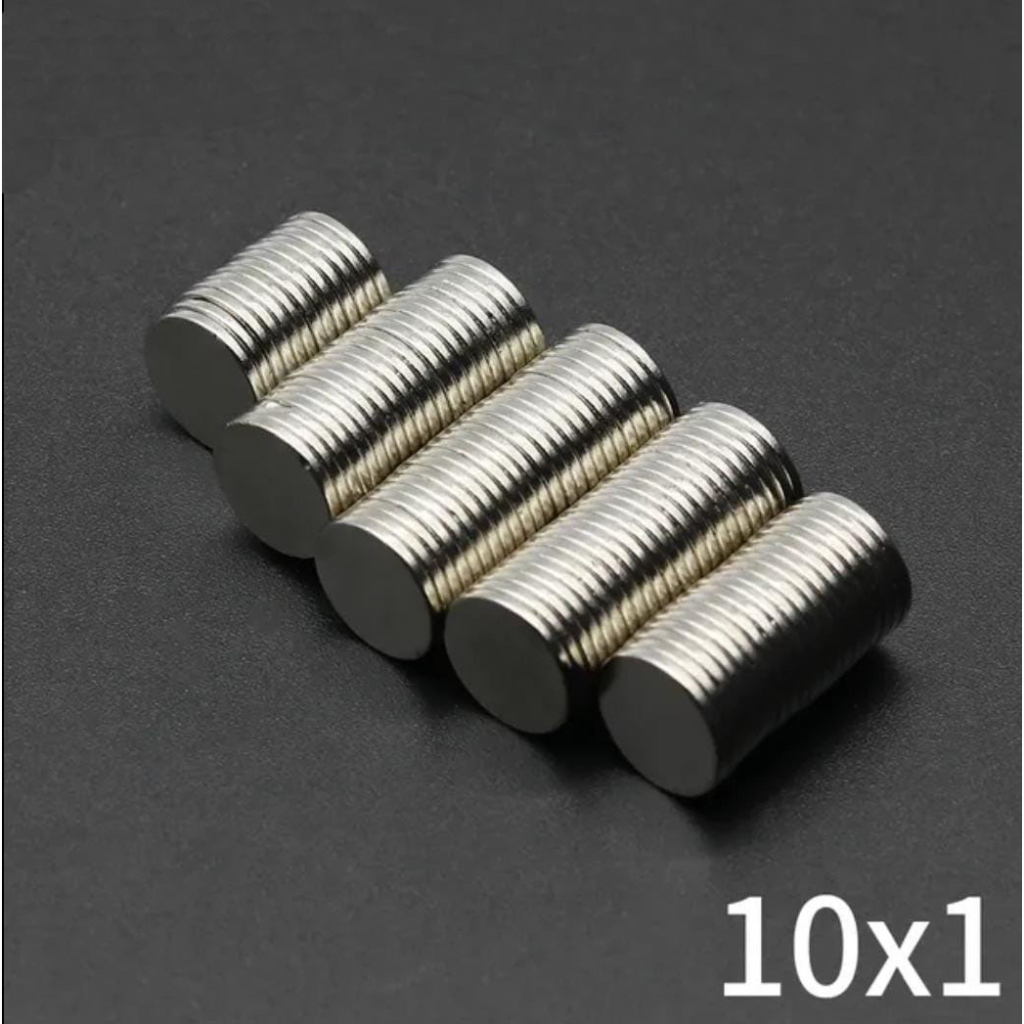 Jual Magnet Neodymium Bulat Koin Super Kuat / Magnet Silver Neodymium ...