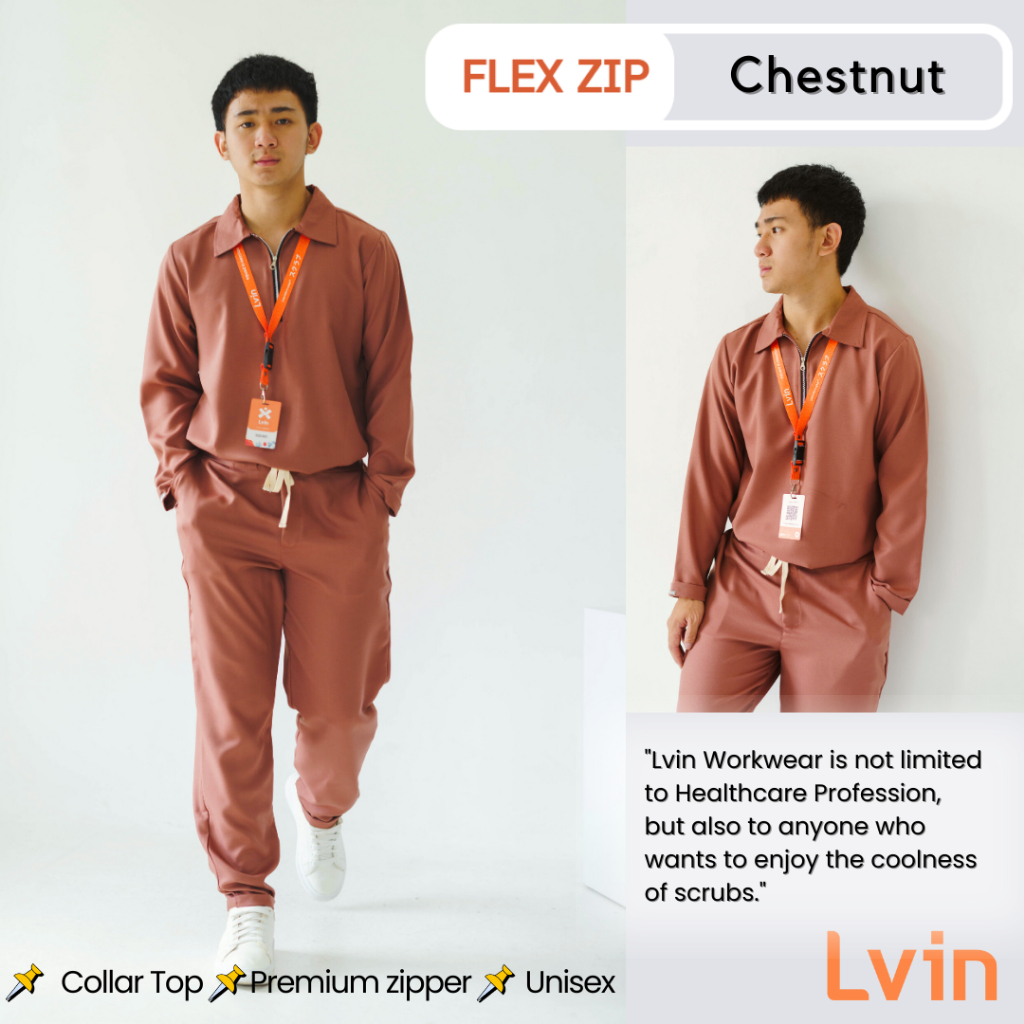 Jual [ Lvin ] FLEX FIT ZIPPER - Baju OKA Lengan Panjang / Baju Jaga ...
