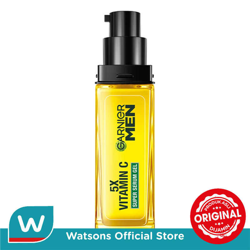 Jual Garnier Men Turbo Bright 5x Vitamin C Super Serum Gel 30 ML | Shopee Indonesia