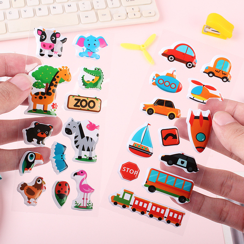 Jual [GROSIR ATK] STICKER DIY 3D TIMBUL BERBAGAI MOTIF LUCU / STICKER ...