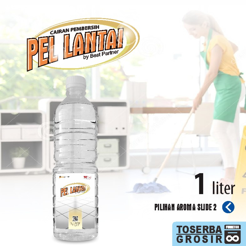 Jual Pembersih Lantai Super Pel Wangi 1 Liter Botol / Cairan Pembersih ...