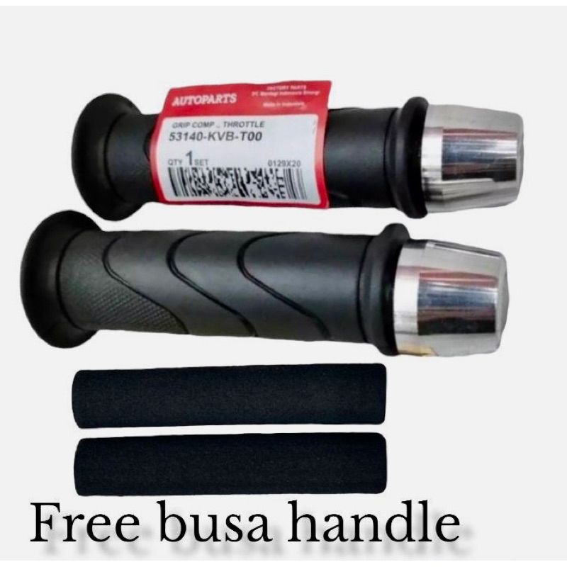Jual Set grip model H0NDA Ori + Jalu Pcx Vario Beat Scoopy Genio Bonus ...