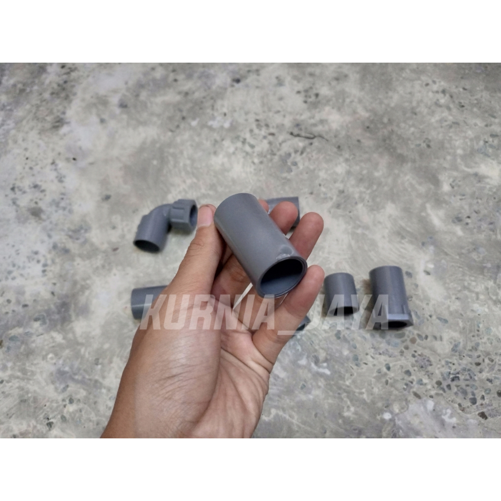 Jual SAMBUNGAN PIPA PVC UKURAN 3/4 INCH ( TEE, KNEE, KNEE DRAT DALAM, SOCKET, SOCKET DRAT DALAM ...