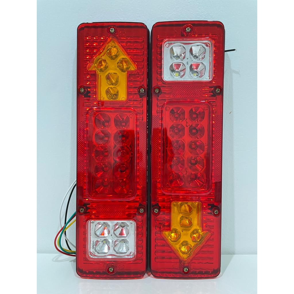 Jual Stop Lamp 24 Volt 12 Volt Truk Model 131 / Lampu Rem LED Truck 24V ...