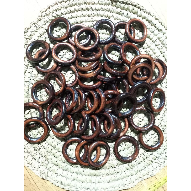 Jual ring kayu coklat diameter luar 4 cm | Shopee Indonesia