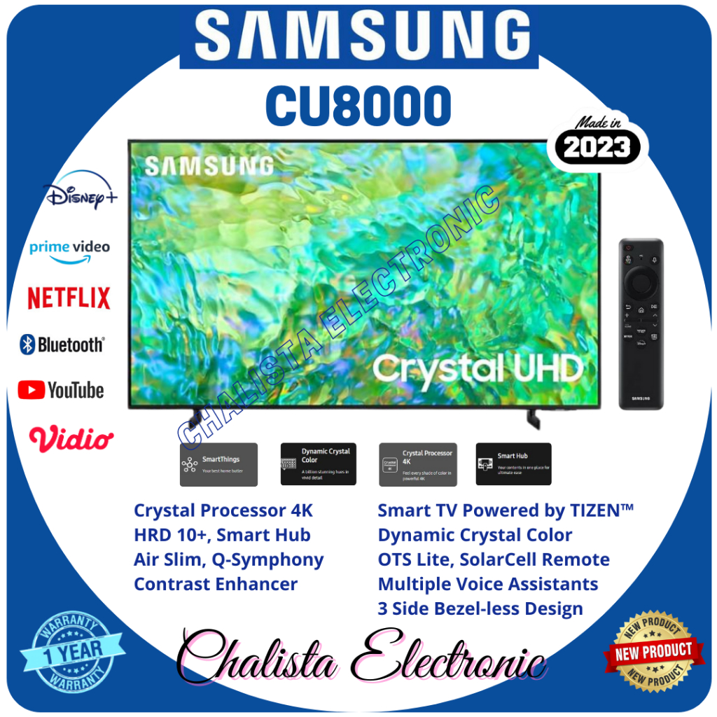 Jual SAMSUNG 50CU8000 CRYSTAL 4K UHD SMART TV 50 Inch UA50CU8000KXXD ...