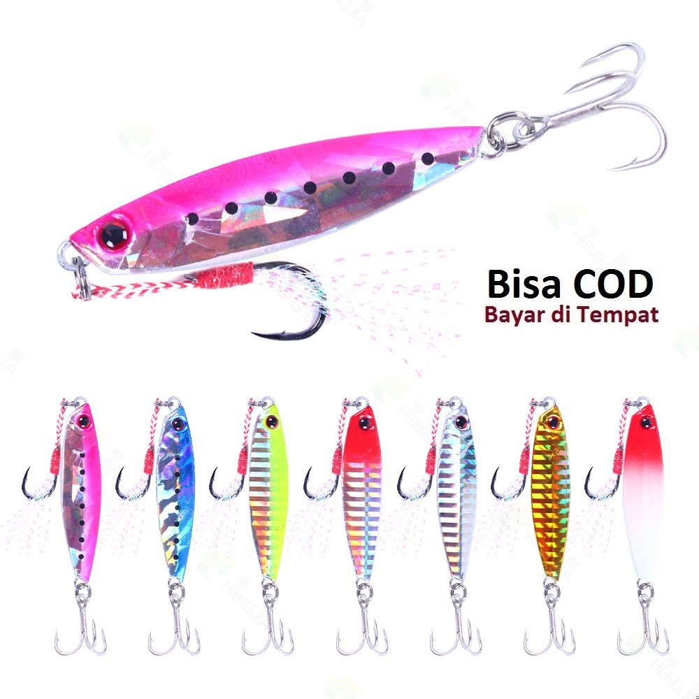 Jual Umpan Ikan GT Metal Jig 7.8cm/40gr Umpan Pancing Ikan Treble Kail Fishing Lure Warna 6# dan ...