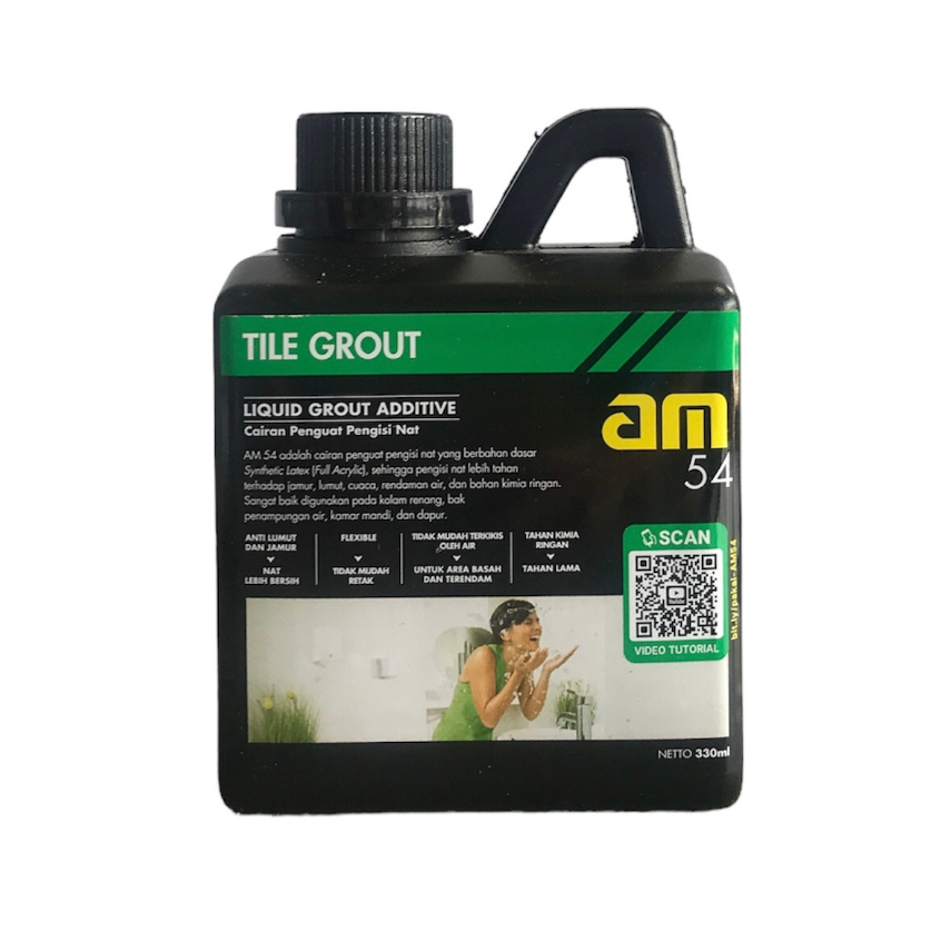 Jual AM 54 Cairan Penguat Nat Keramik Granit Liquit Grout Additive 330ml | Shopee Indonesia