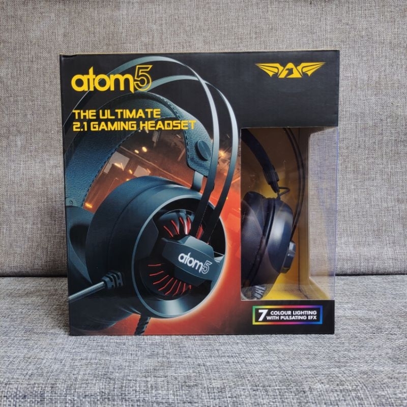 Jual Armaggeddon 2.1 Headset Gaming Atom 5 (7 Colour Lighting) Resmi ...