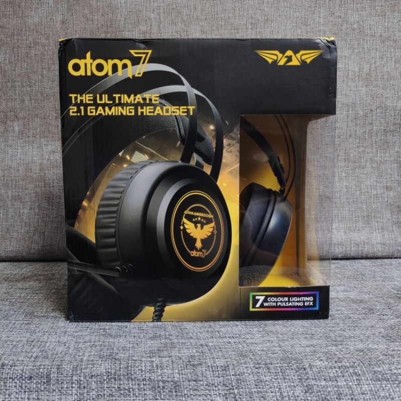 Jual Headset Gaming Armaggeddon Atom 7 Original Headphone 7 Colour ...