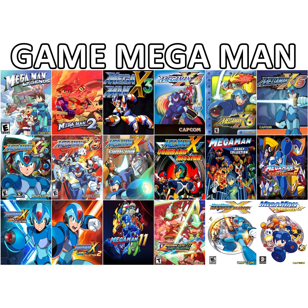 Jual MegaMan Mega Man Game untuk Komputer PC Laptop KOLEKSI LENGKAP ...