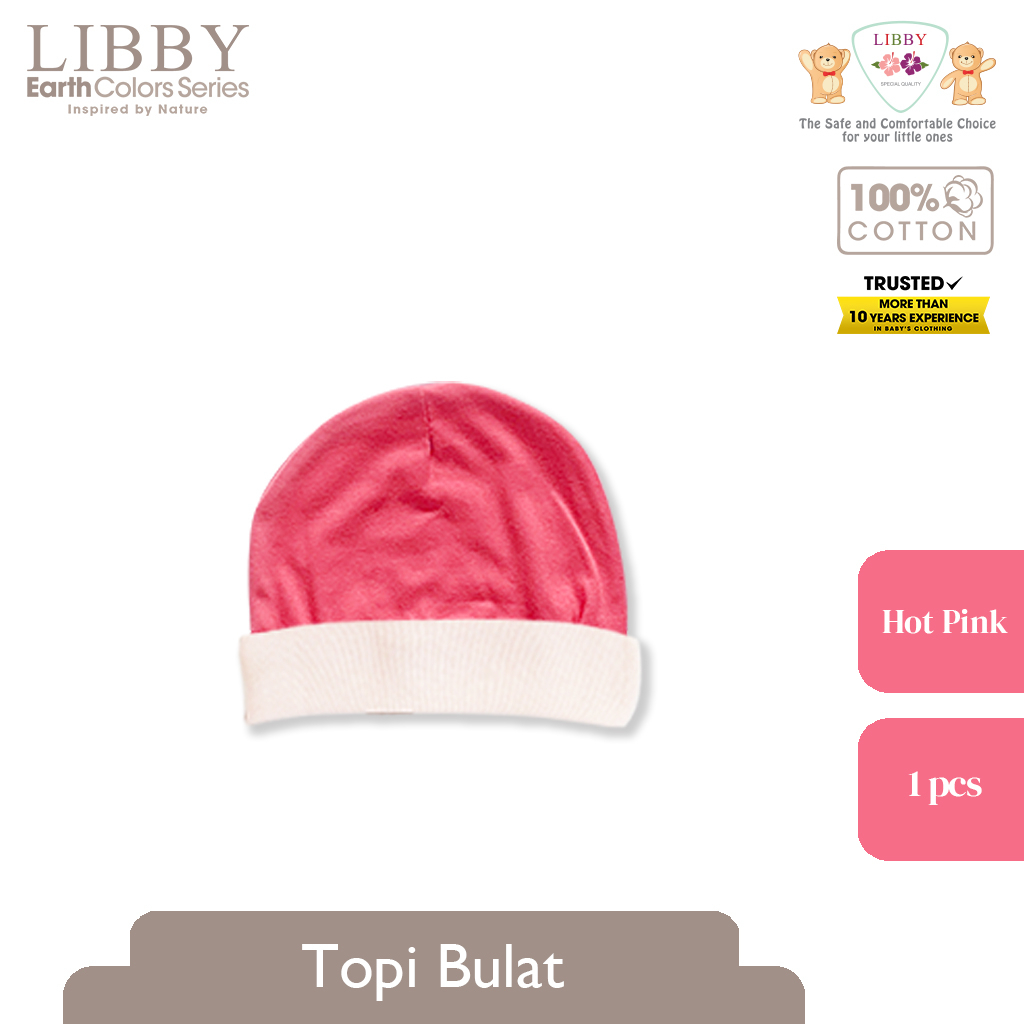 Jual LIBBY Earth Topi Bulat Rib (1 pcs/pack) | Shopee Indonesia